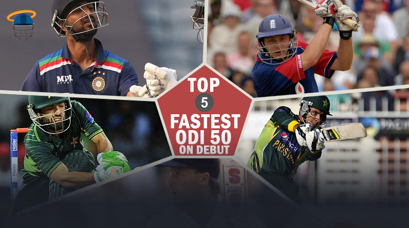 Top 5 fastest half centuries on ODI debut
